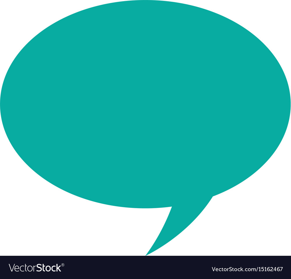 Bubble speech talk dialogue message icon Vector Image
