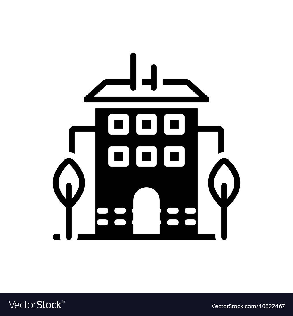 Building Royalty Free Vector Image - VectorStock