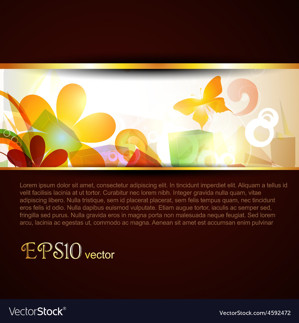 Abstract template Royalty Free Vector Image - VectorStock