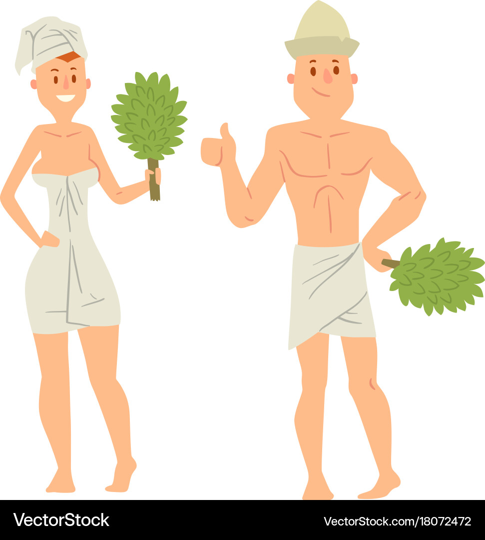 Bath people body washing face and taking Vector Image