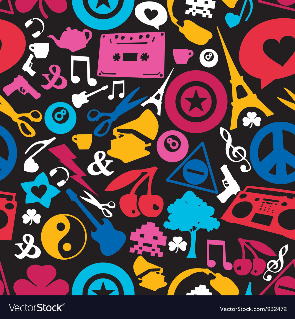 Different objects Royalty Free Vector Image - VectorStock