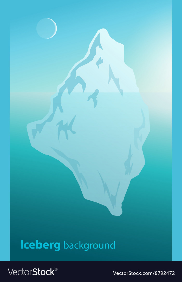 Iceberg Royalty Free Vector Image - VectorStock