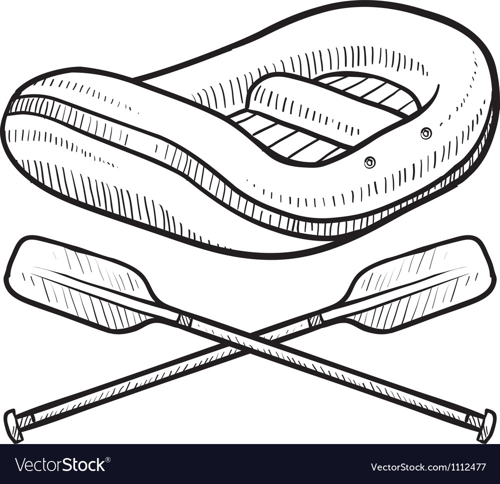 Doodle rafting logo Royalty Free Vector Image - VectorStock Doodle rafting logo Royalty Free Vector Image - VectorStock