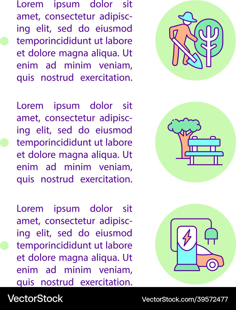 Reducing air pollution concept line icons Vector Image