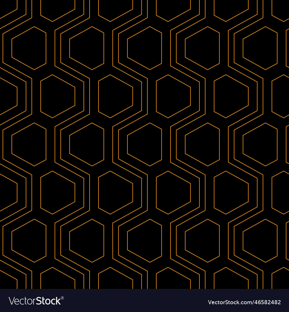 Abstract seamless lattice outline pattern Vector Image