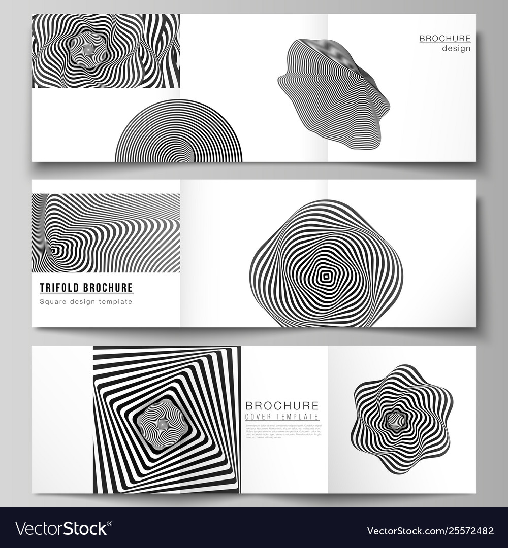 Minimal editable layout square format Royalty Free Vector