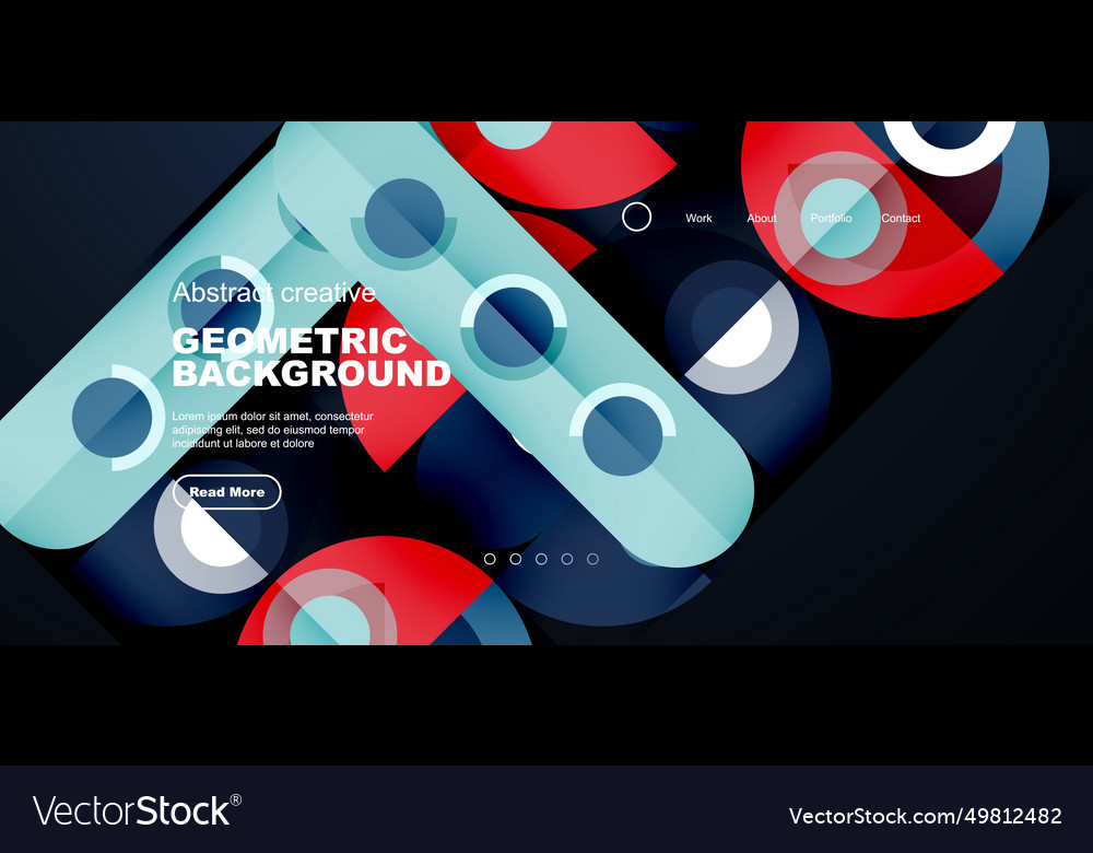 Simple circles and round elements pattern Vector Image