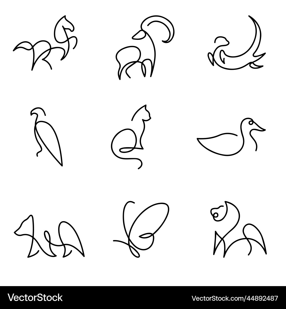 Awesome eye-catchy modern wild lines design Vector Image