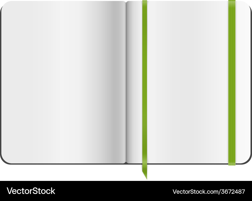 Copybook template Royalty Free Vector Image - VectorStock