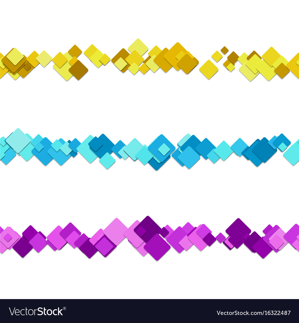 Repeatable square pattern paragraph separator Vector Image Repeatable square pattern paragraph separator Vector Image