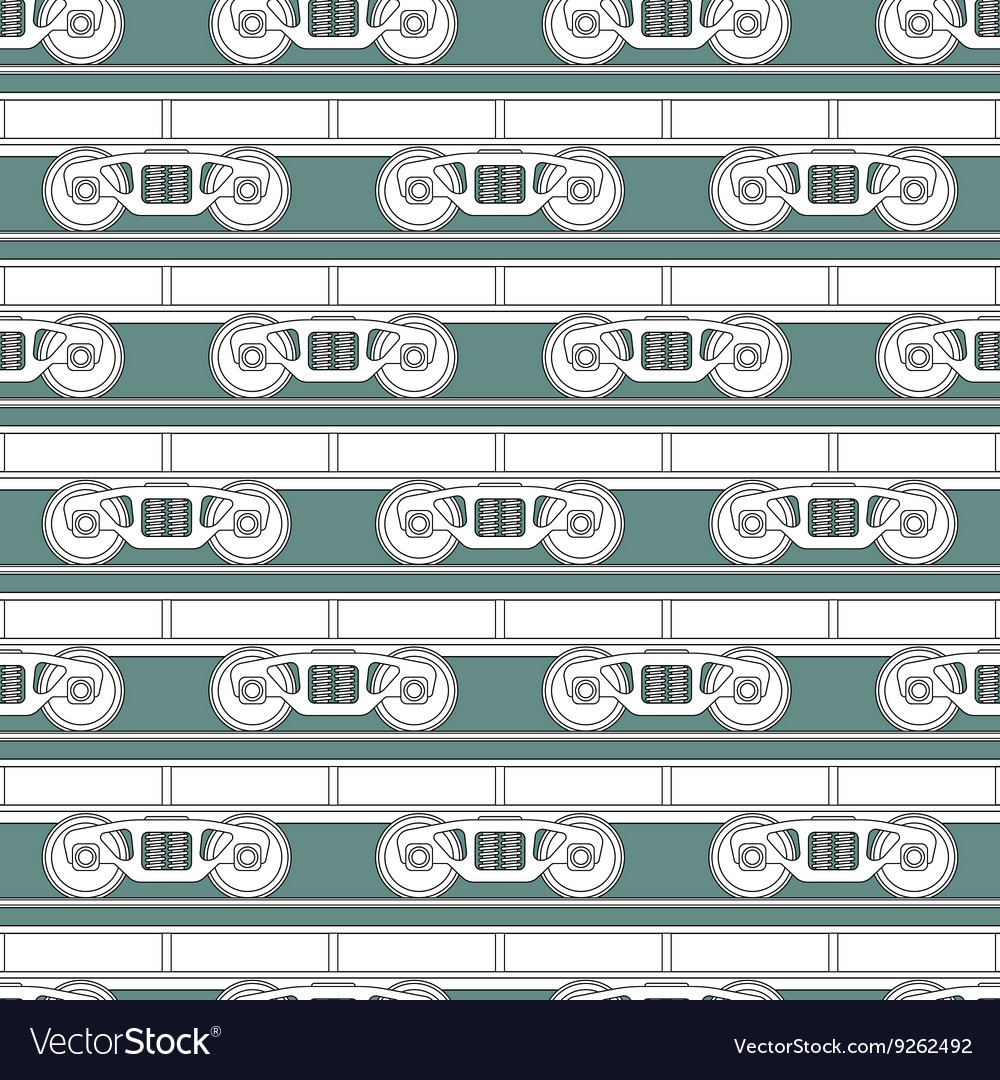 Bogie pattern Royalty Free Vector Image - VectorStock