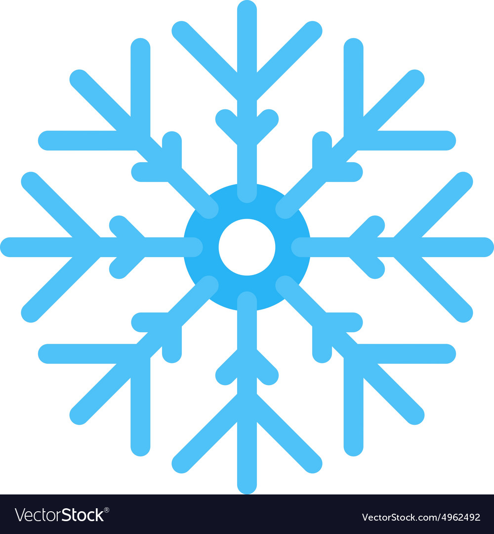 Snowflake Royalty Free Vector Image - VectorStock