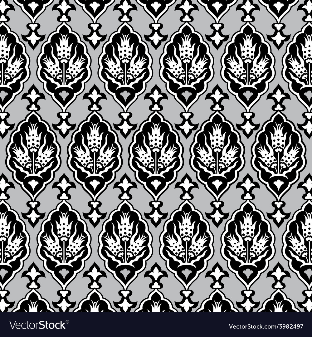 Background with seamless pattern four Royalty Free Vector