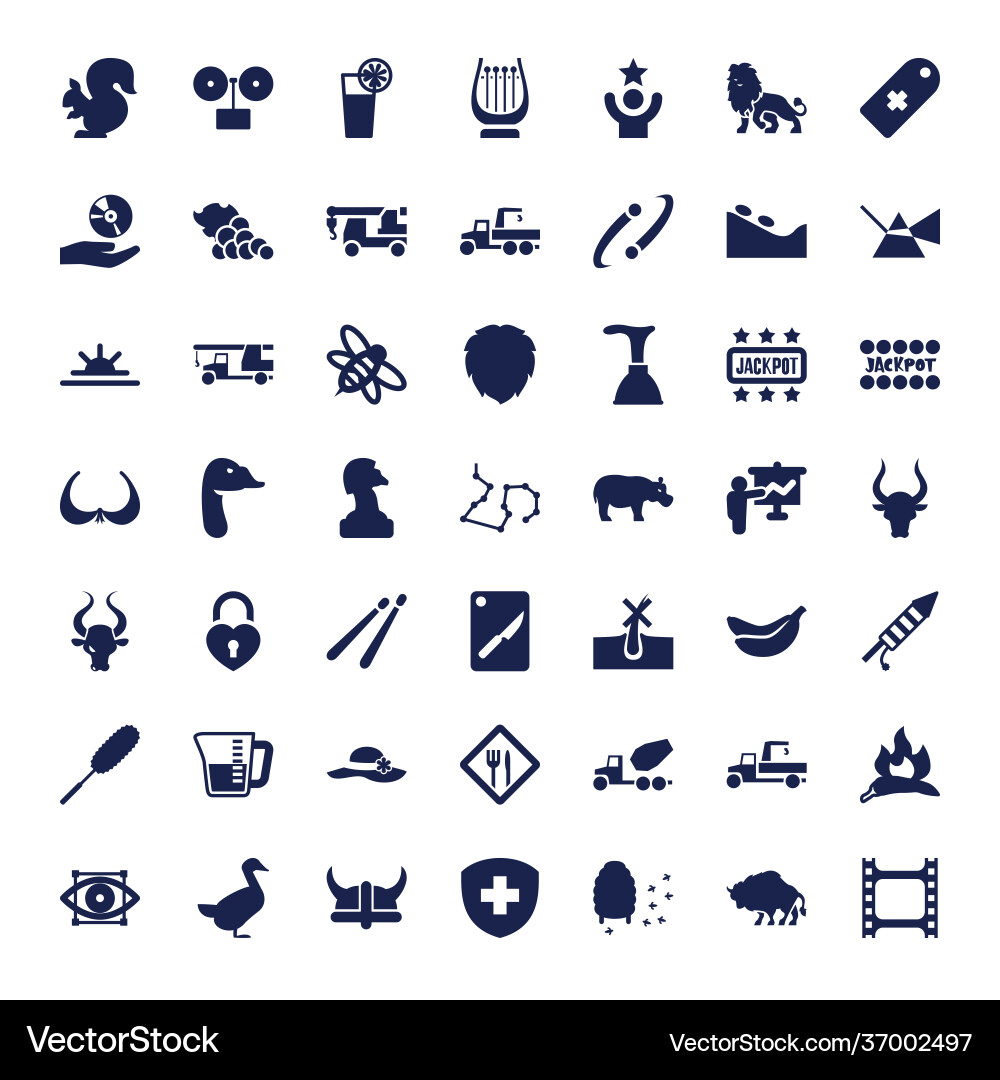 Logo icons Royalty Free Vector Image - VectorStock