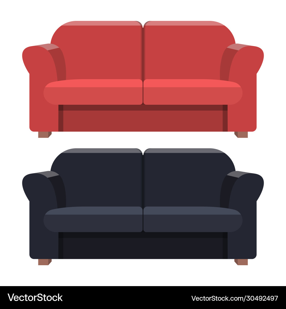 Sofa design Royalty Free Vector Image - VectorStock