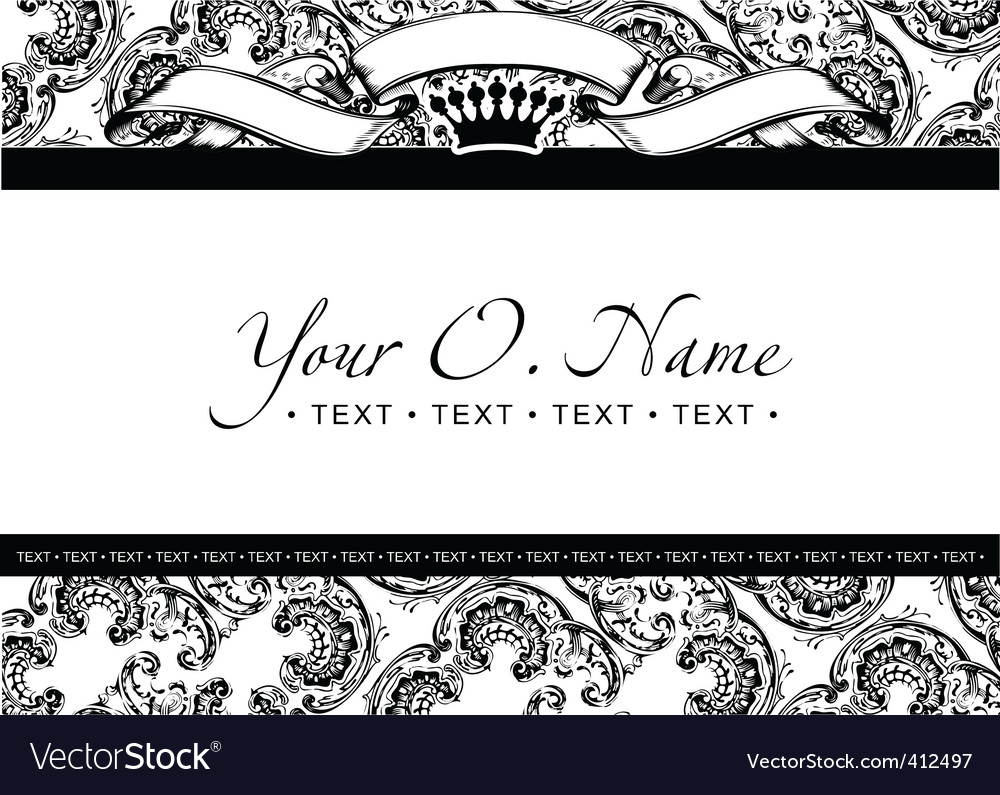 Title frame Royalty Free Vector Image - VectorStock