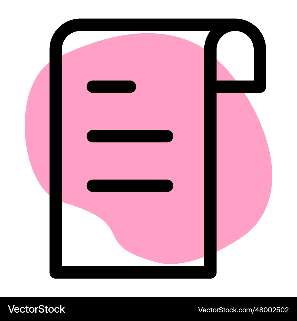 File made up of a set information Royalty Free Vector Image