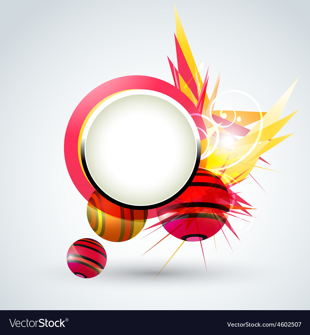 Abstract sphere background Royalty Free Vector Image