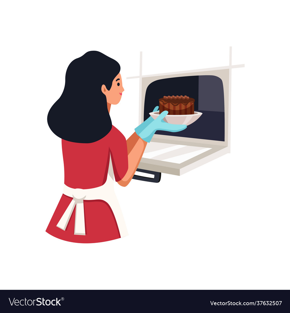 Cook flat Royalty Free Vector Image - VectorStock