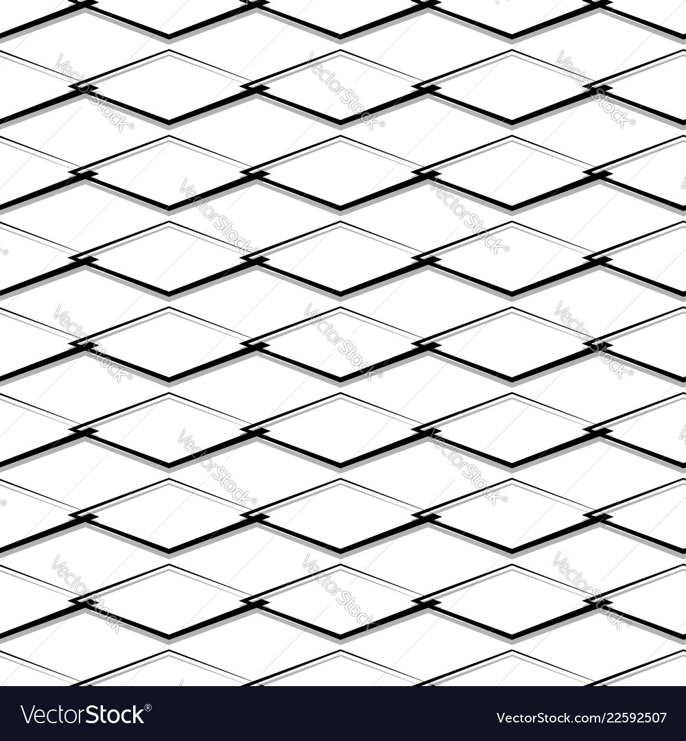 Seamless Monochrome Pattern Background Editable Vector Image