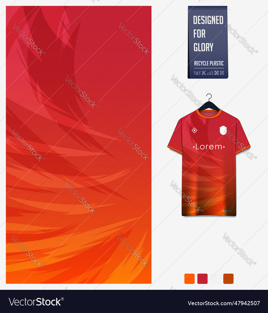 Soccer jersey pattern design abstract pattern Vector Image