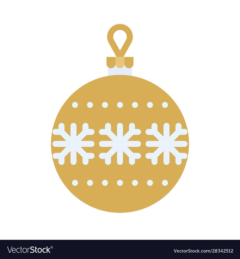 Christmas ornaments baubles or ball Royalty Free Vector