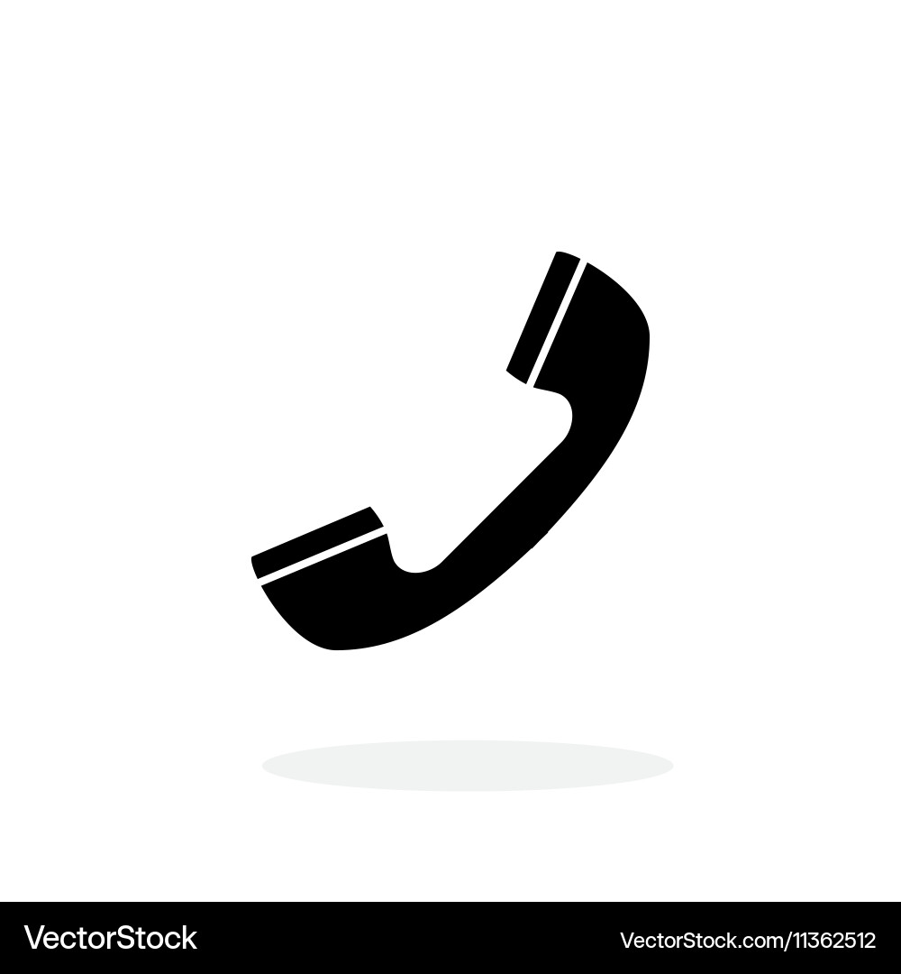 Telephone icon phone simple or logo for web Vector Image