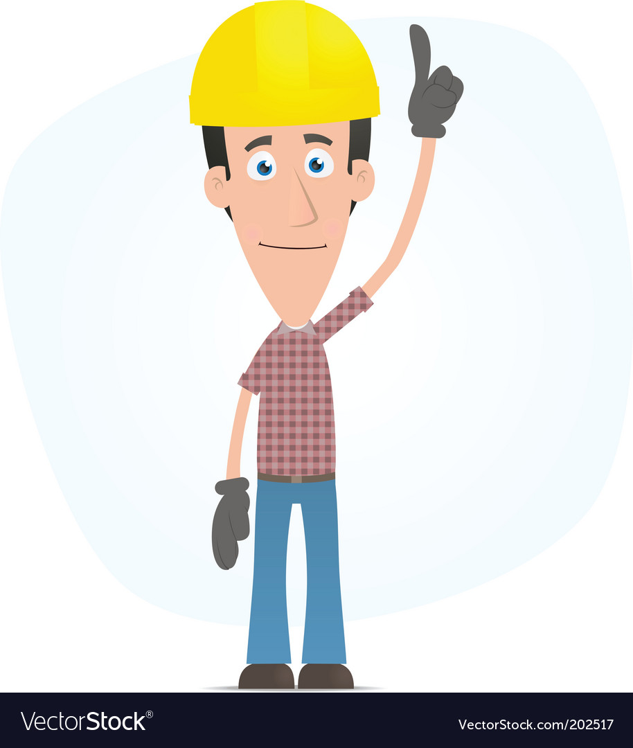 Builder Royalty Free Vector Image - VectorStock