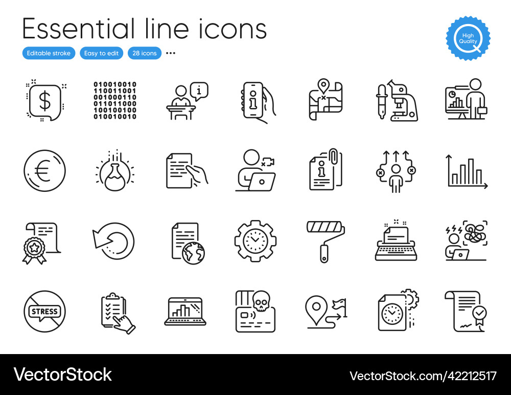 Chemistry experiment map and diagram graph line Vector Image