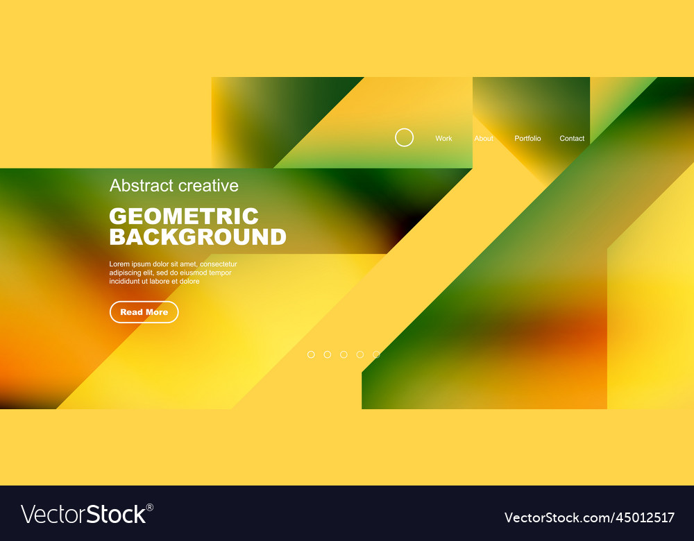 Fluid gradient geometric triangles abstract Vector Image