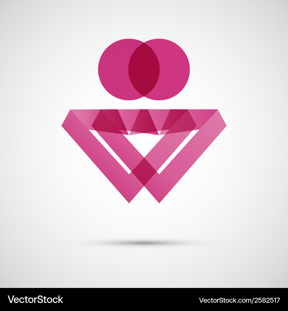 Icons of man creative simple design Royalty Free Vector