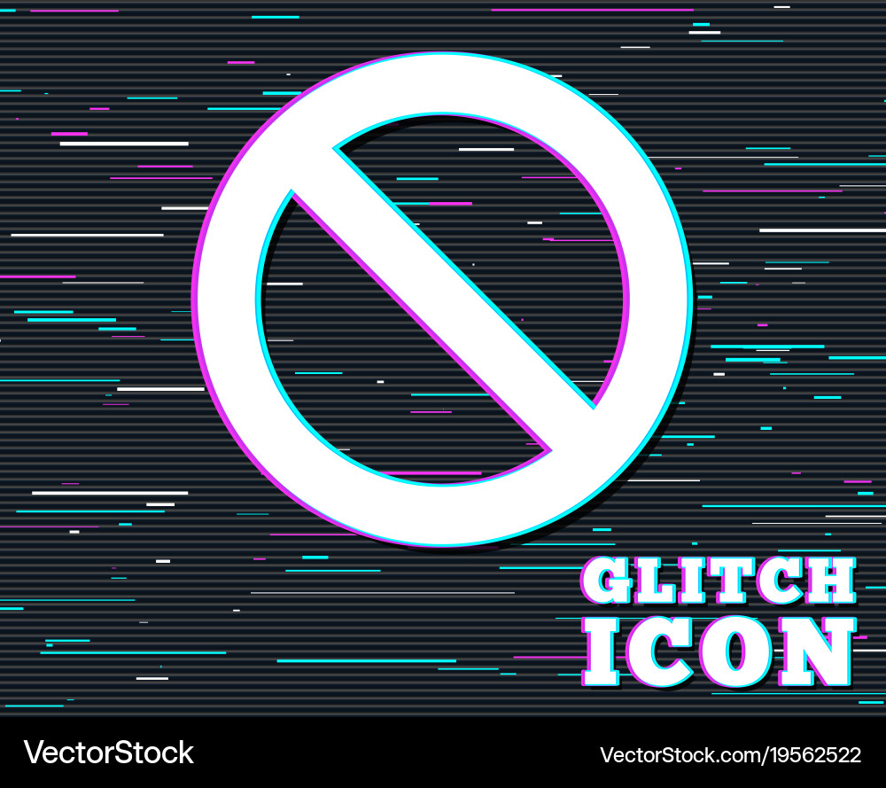 Blacklist sign icon user not allowed symbol Vector Image
