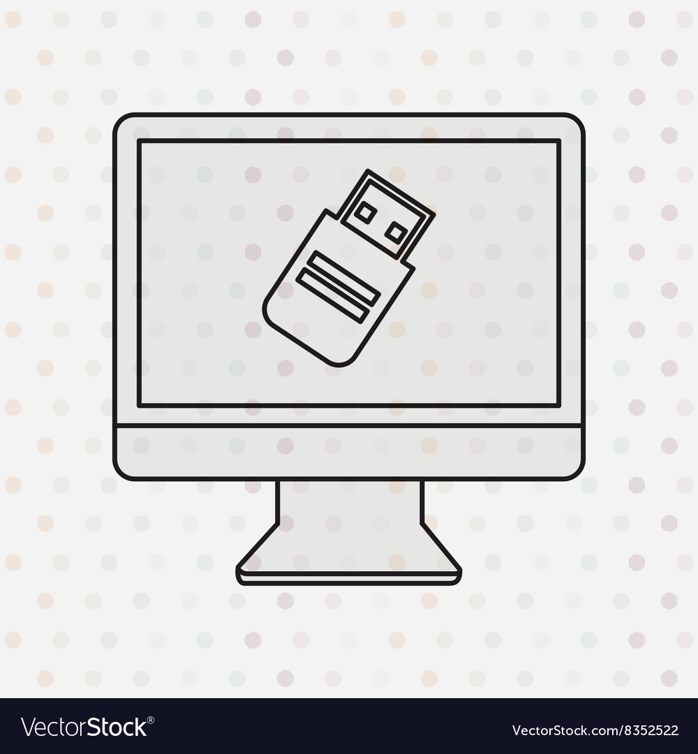 Computer technology design Royalty Free Vector Image