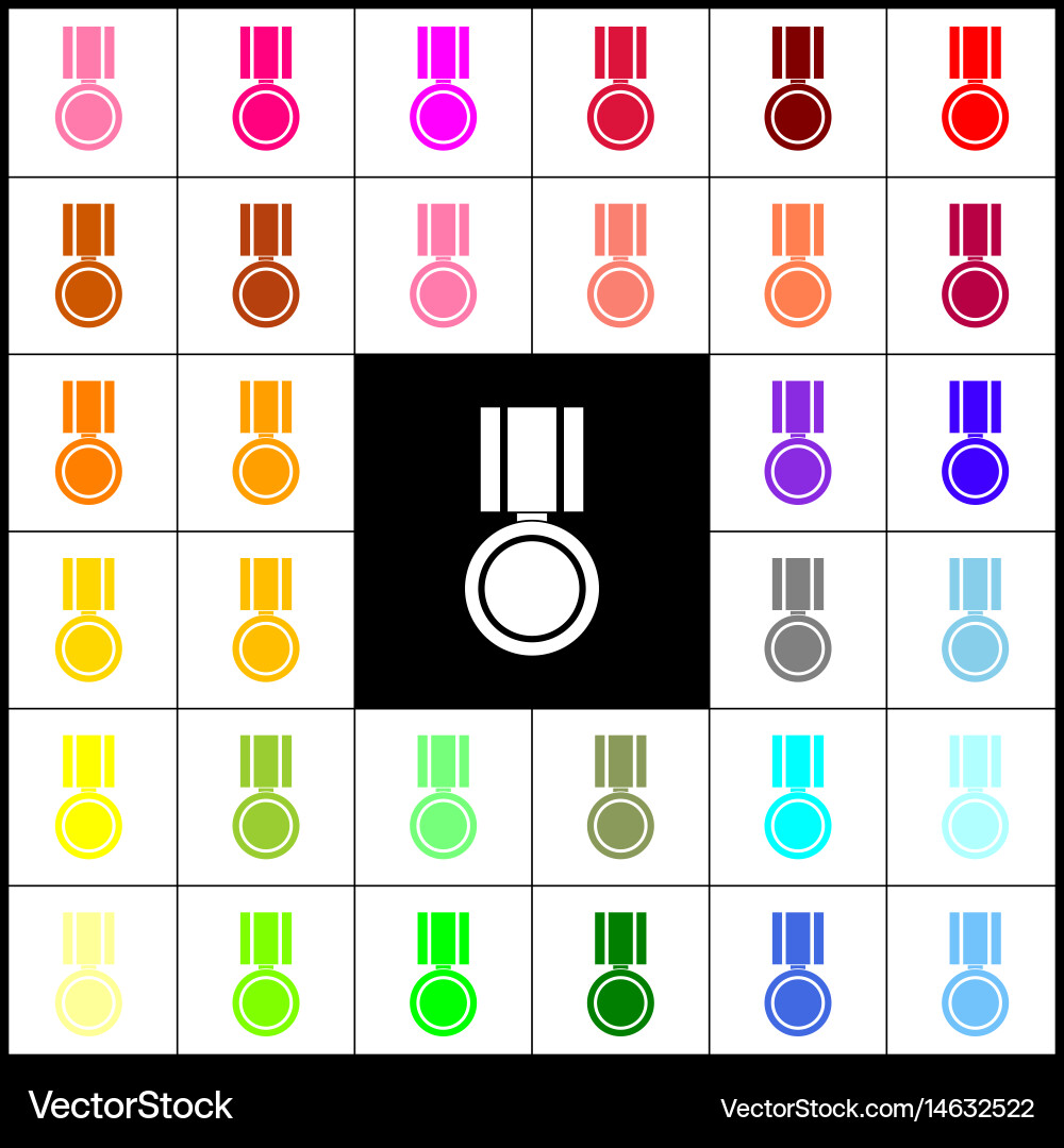 Medal sign felt-pen 33 Royalty Free Vector Image