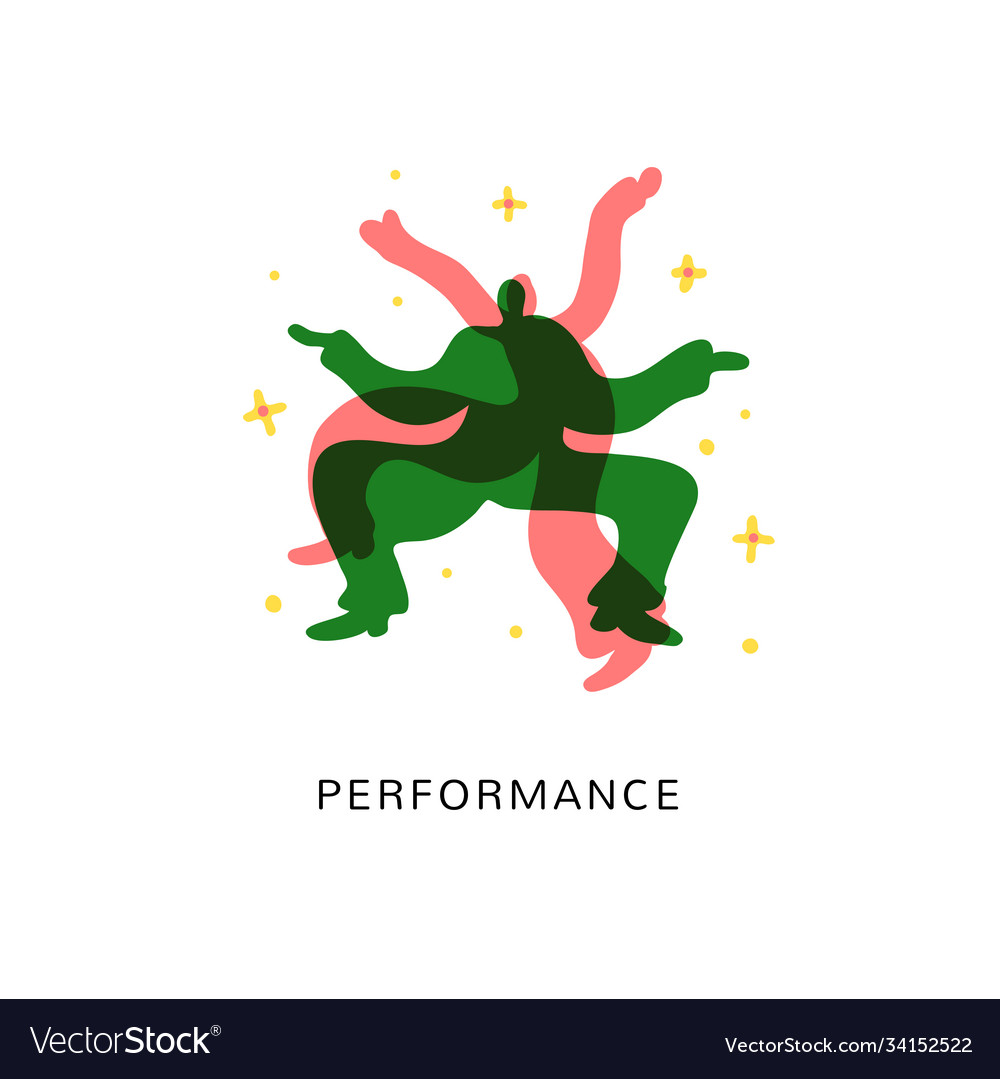 Performance abstract Royalty Free Vector Image