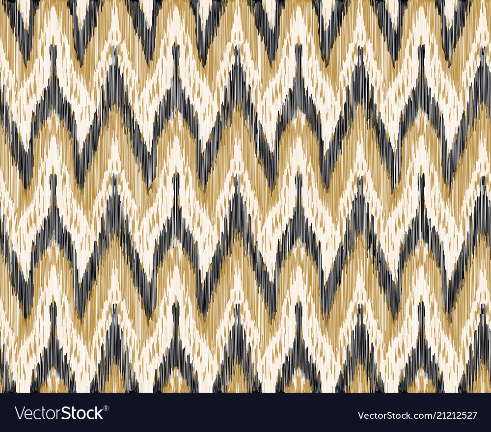 Ikat pattern Royalty Free Vector Image - VectorStock