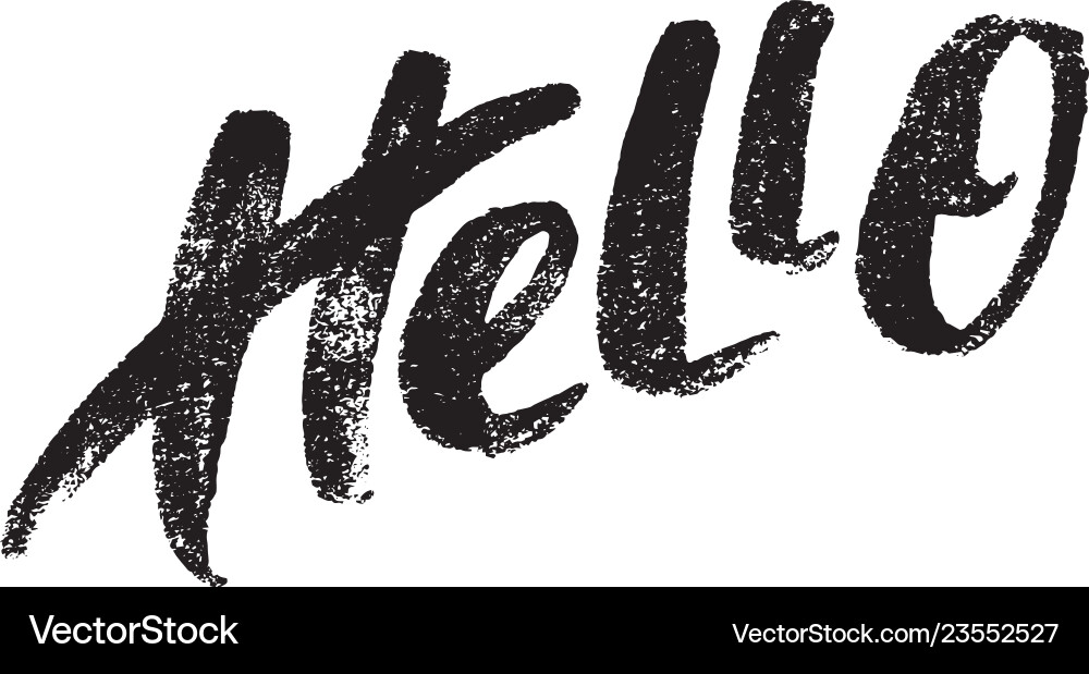 Inspirational hand drawn quote made with ink Vector Image