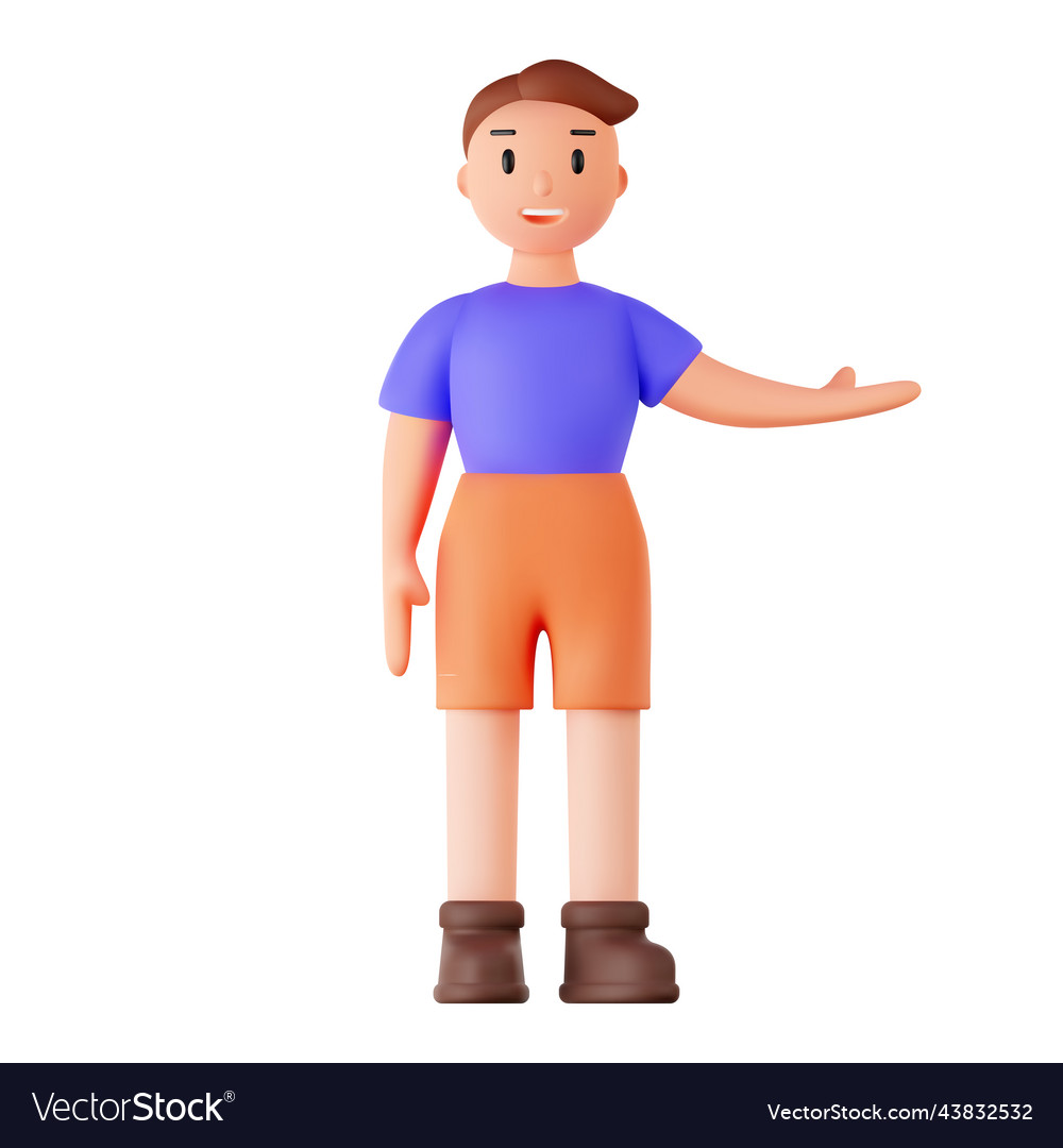 3d render human Royalty Free Vector Image - VectorStock