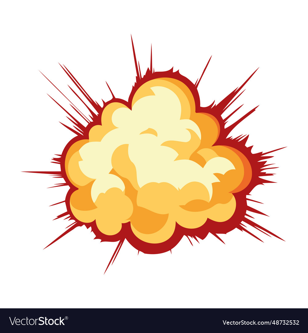 Explosion effect light Royalty Free Vector Image