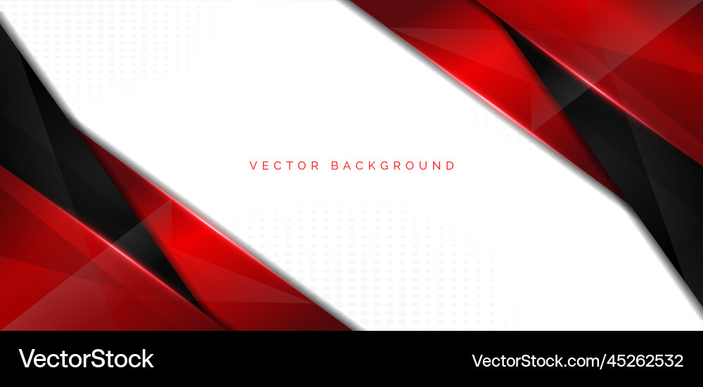 Template corporate banner concept red black grey Vector Image