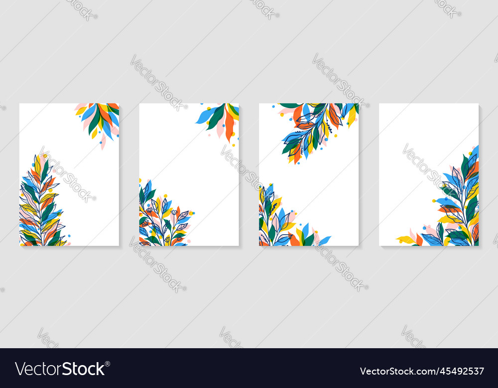 Creative minimalist abstract art background Vector Image