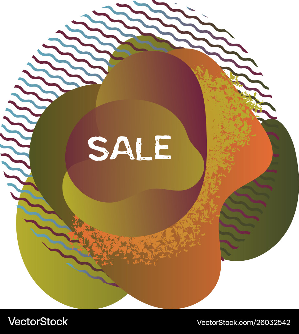 Abstract spot design for effective marketing Vector Image