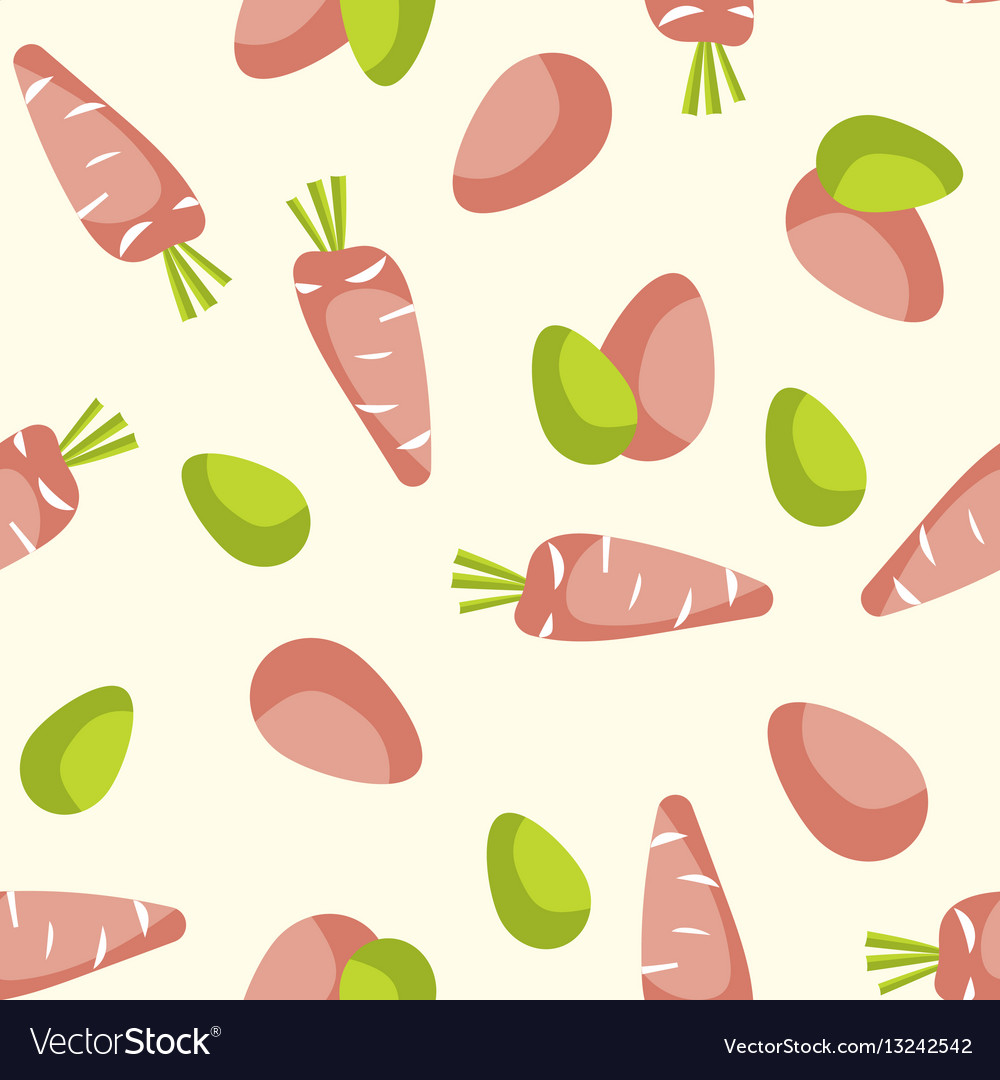 Seamless easter background tile holiday pattern Vector Image