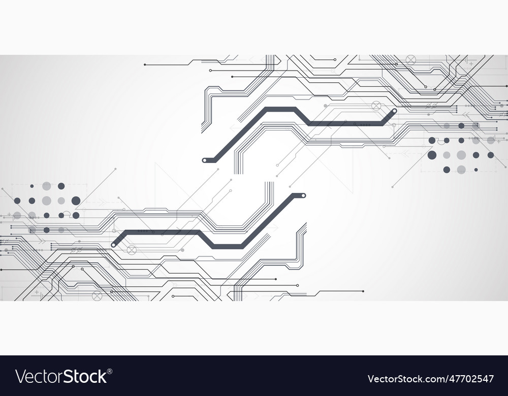 Abstract horizontal technology background Vector Image
