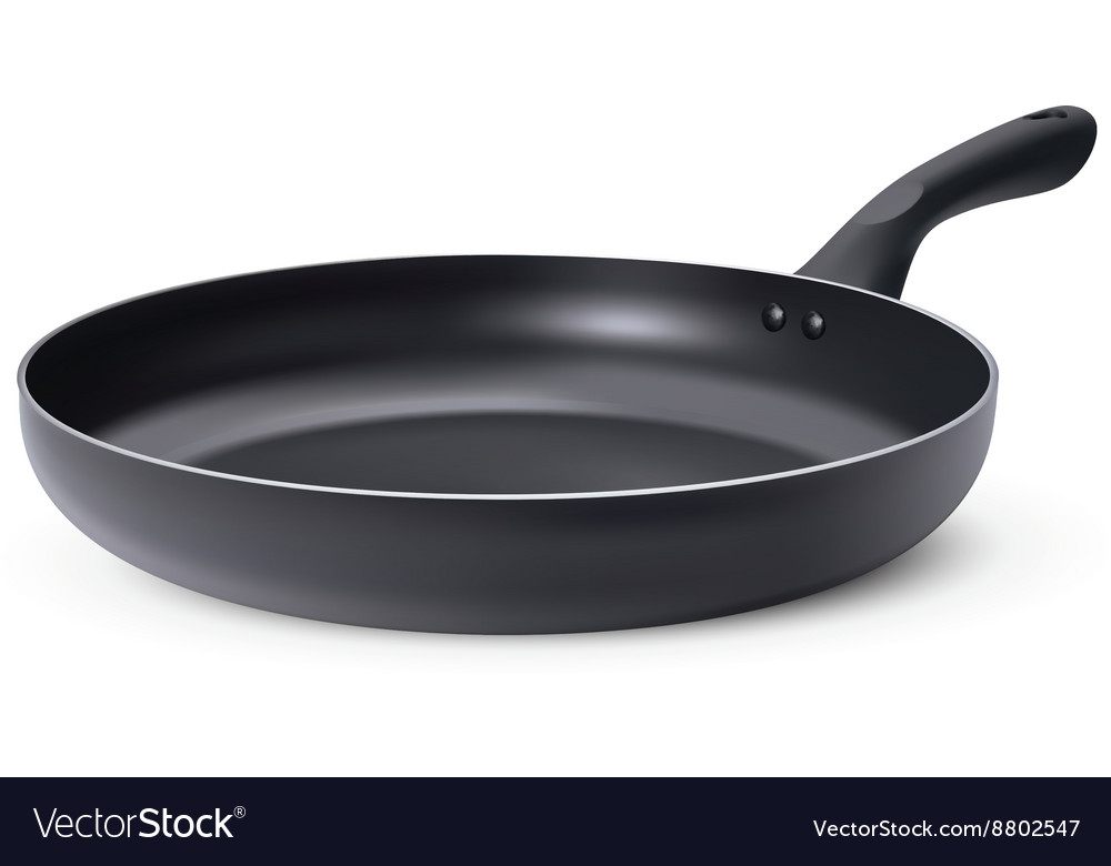 Frying pan Royalty Free Vector Image - VectorStock
