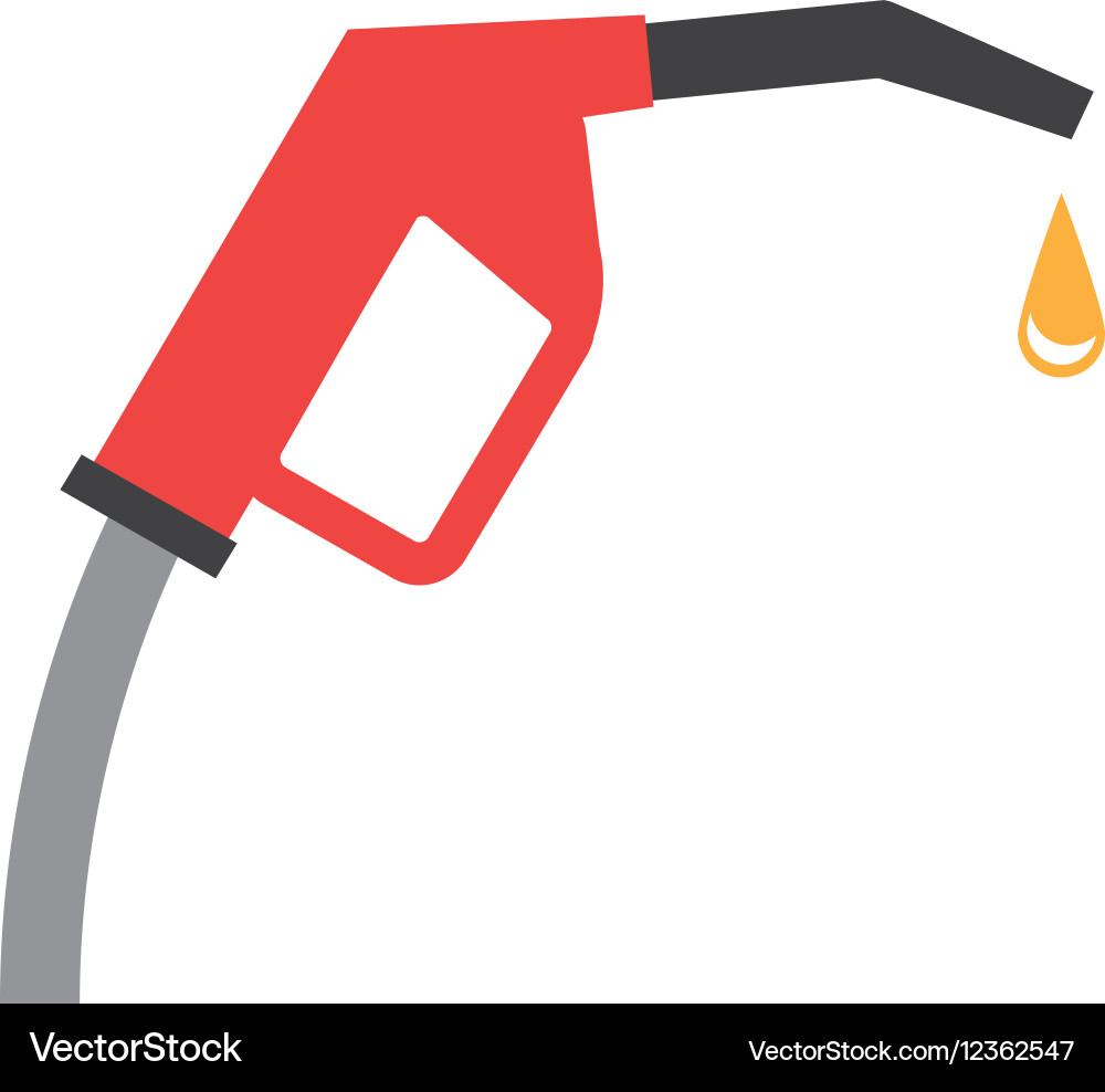 Gun fuel service station Royalty Free Vector Image