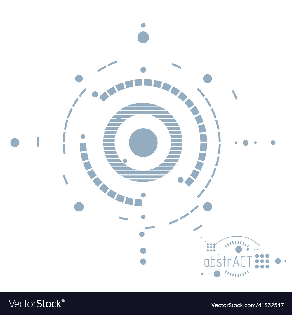 Mechanical engineering technology abstract Vector Image
