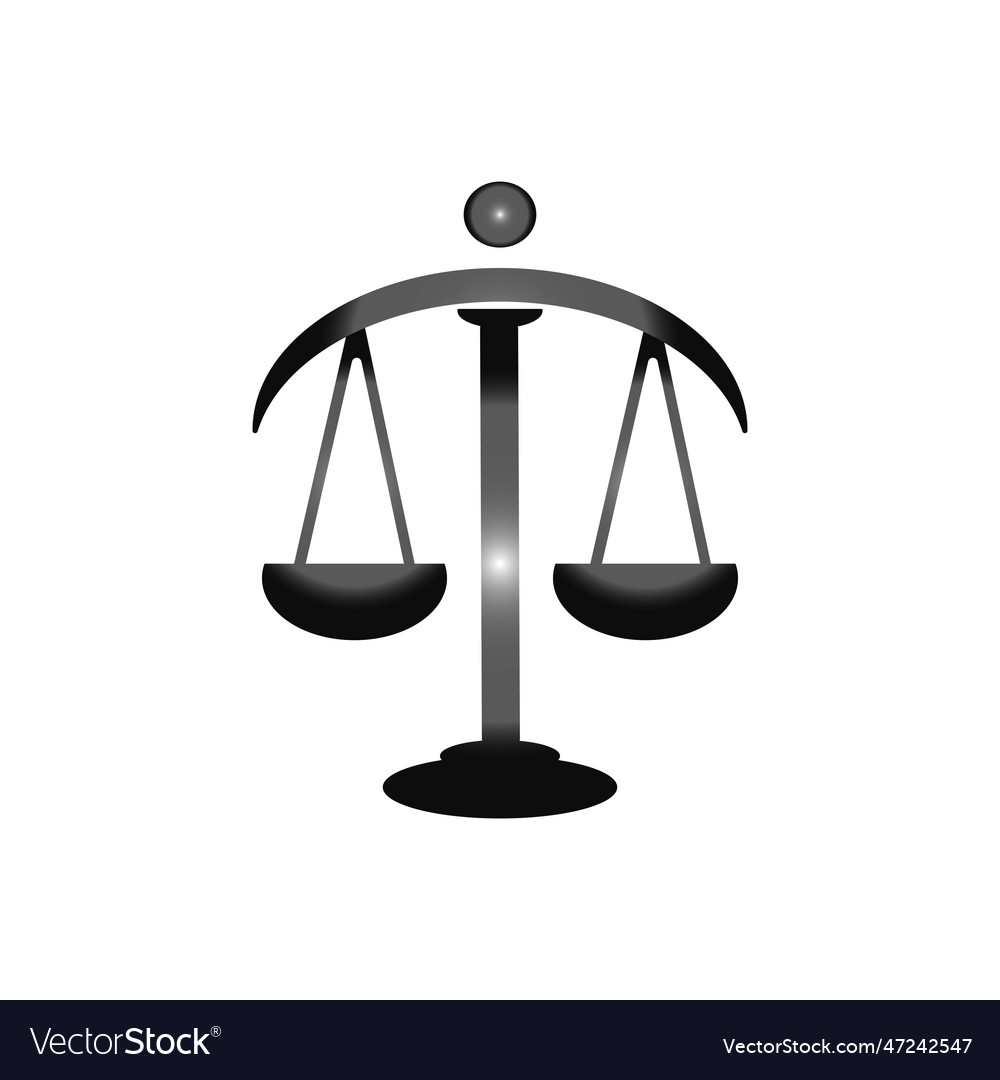 Scale logo Royalty Free Vector Image - VectorStock