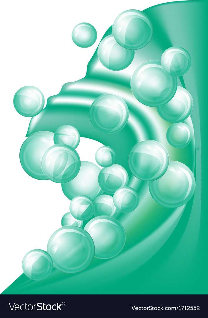 Abstract background with bubbles Royalty Free Vector Image