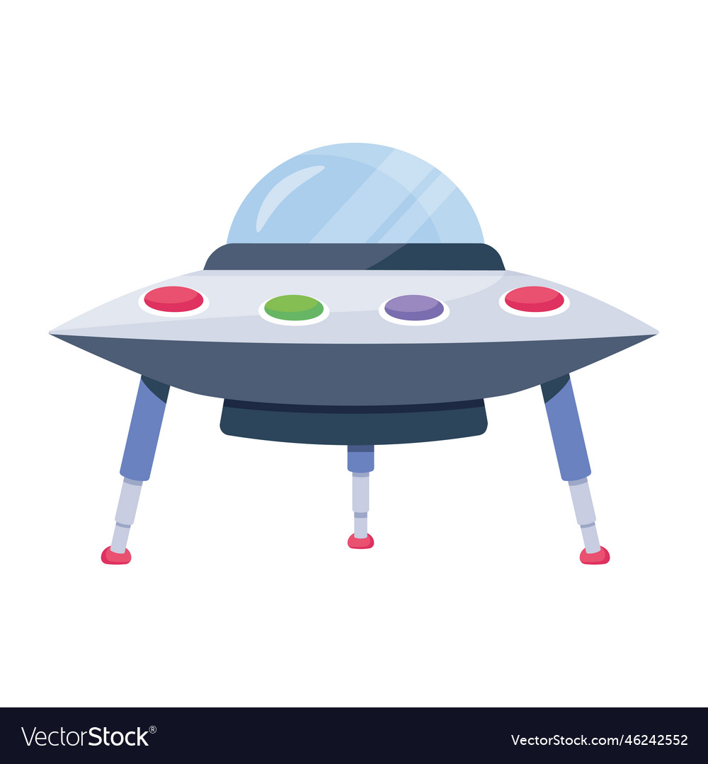 Alien spaceship Royalty Free Vector Image - VectorStock